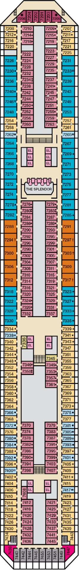 Carnival Splendor ship details, destinations, deck plans and more