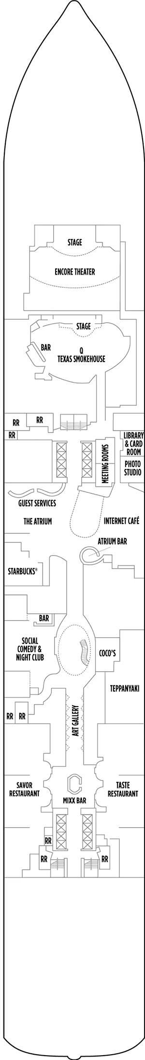 Norwegian Encore Cruise Ship from Norwegian Cruise Line