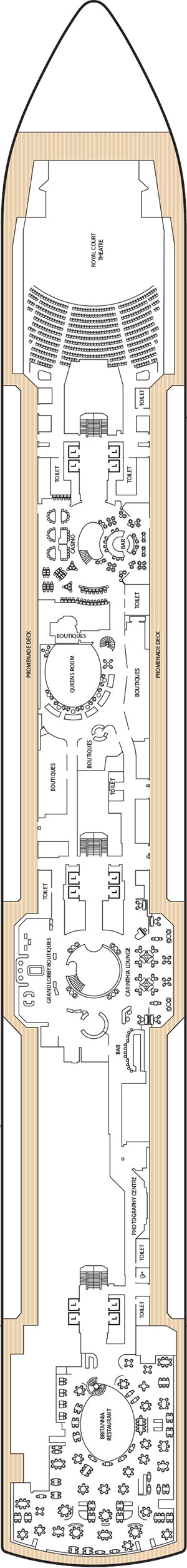 Queen Anne Cruise Ship from Cunard Line